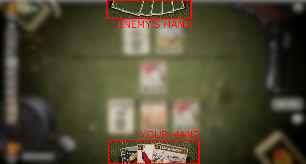 Battlefield elements: Hands – Kards Support